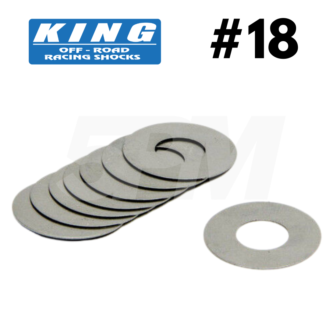 King Shocks Rebound Or Compression Valving Shims 0.018" Thick 1.600" OD ...